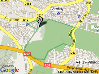 VIROFLAY VELIZY Boucle 8.1 Kms Sans Chevaux