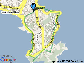 Cap d"antibes 9km300