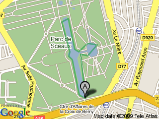 parc de sceaux grand canal bord