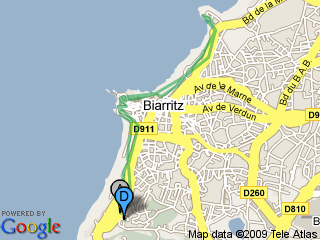 biarritz bord de cote