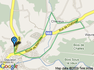 thier de Liége , cheneux , masta , challes , retour