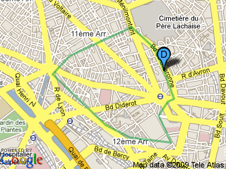 Nation Promenade plantée bastille petit parcours