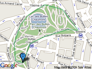 Tour du parc des buttes de chaumont, 2.2km
