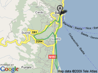 bastia plage et tour