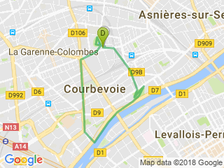 Circuit Courbevoie + quai de seine