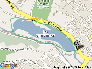 petit parcour du lac Kir